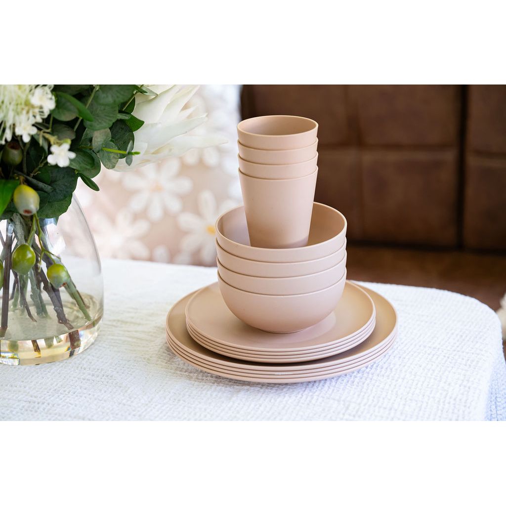 16pc Caravan Camping Boating Earth-friendly Dinnerware – Daisy Graze